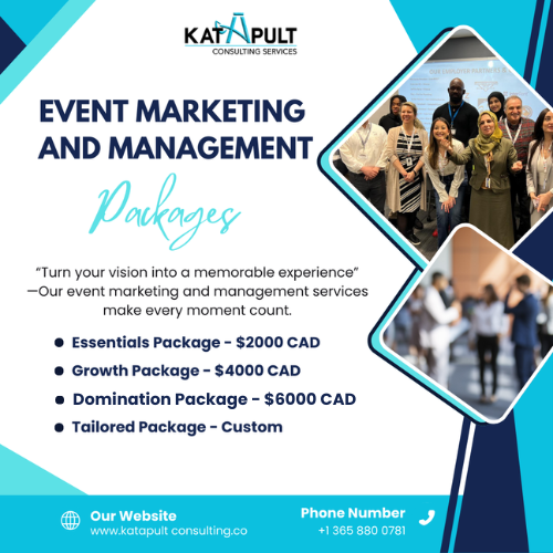 Event Marketing and Management Packages - Katapult Consulting Services